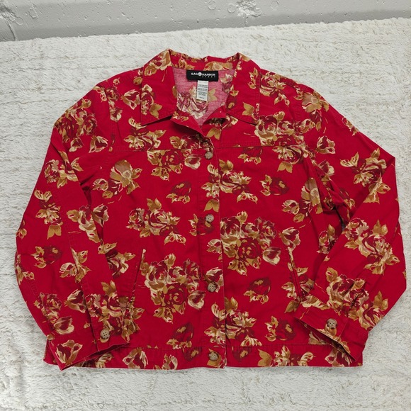 Sag Harbor | Jackets & Coats | Vtg Sag Harbor Sport Women Xl Jacket Red ...